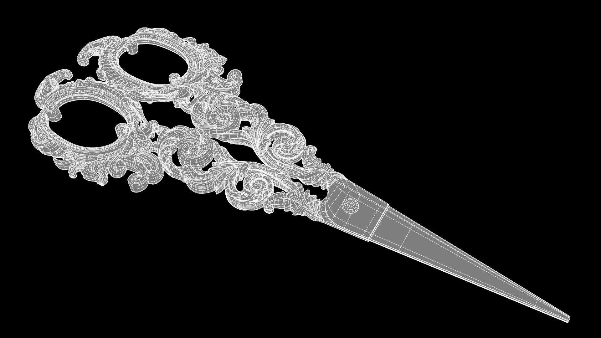 Scissors X2 3D model - TurboSquid 2086879