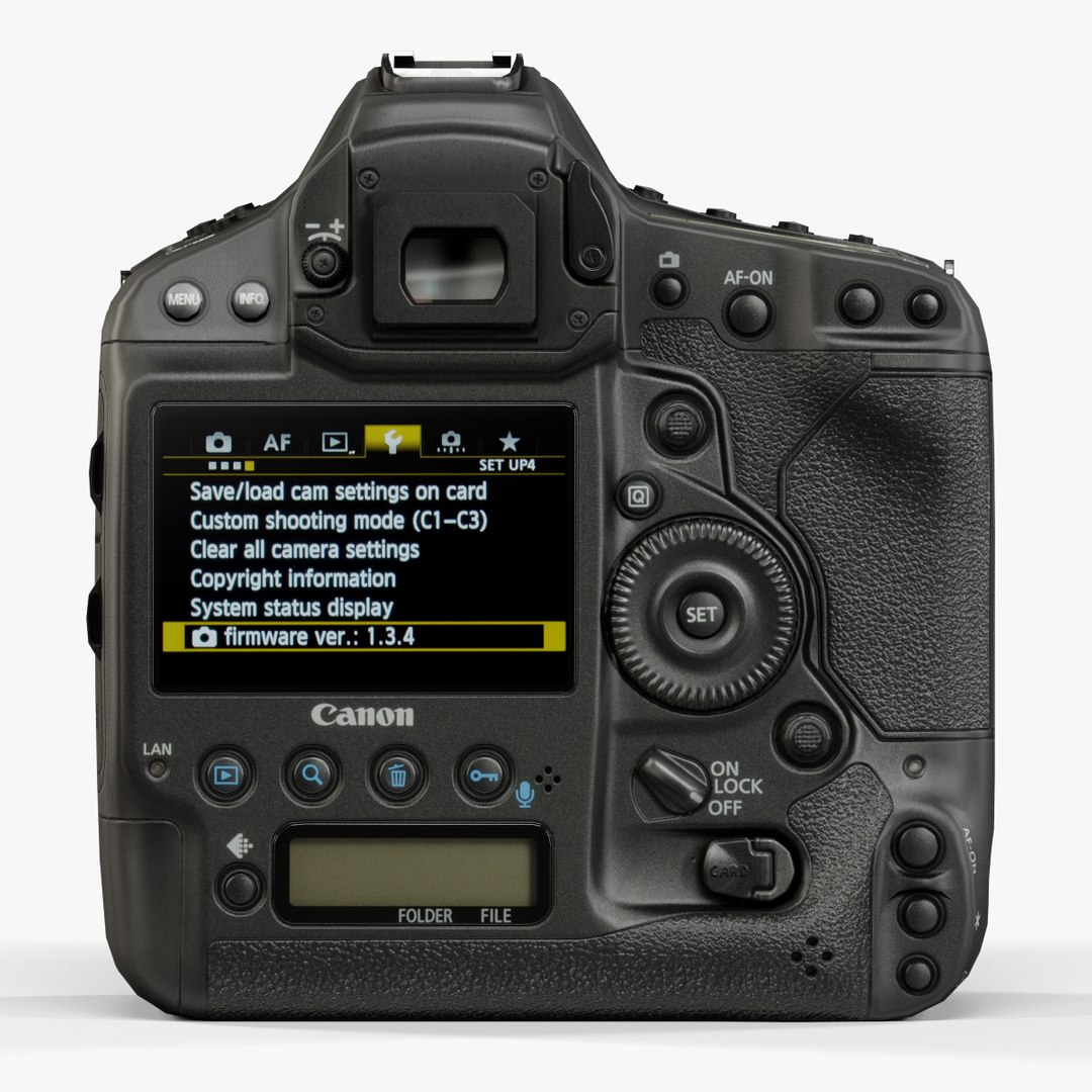 3d Model Canon Eos-1d C 4k