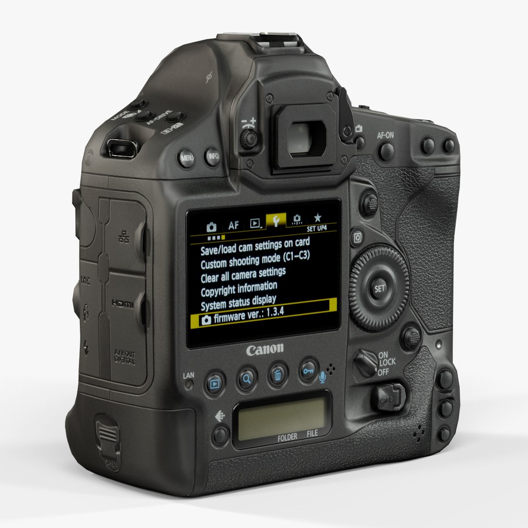 3d Model Canon Eos-1d C 4k