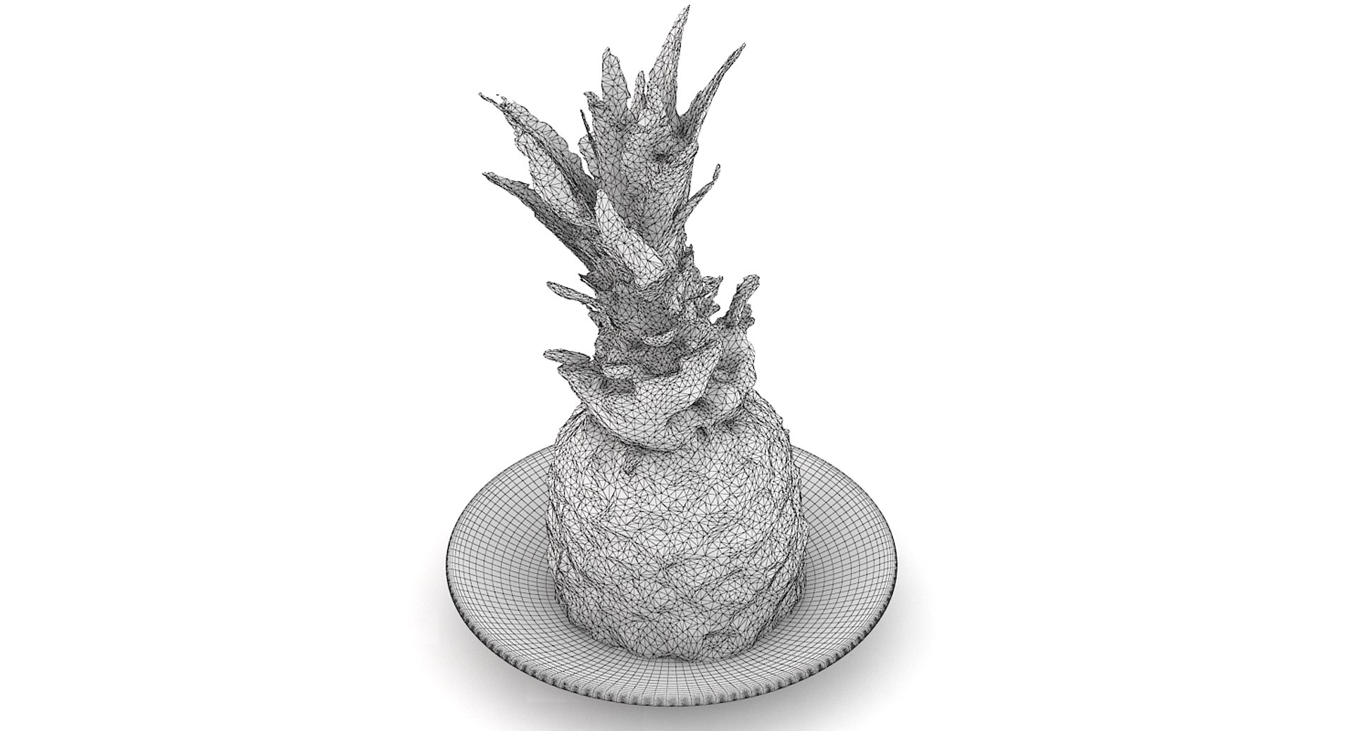 3D Model Pineapple Ananas - TurboSquid 1258734