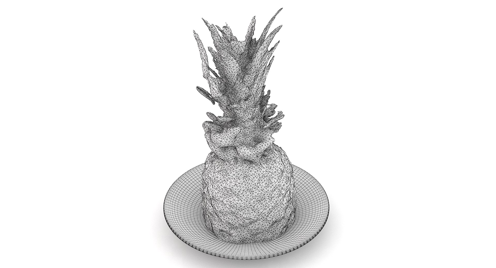 3D Model Pineapple Ananas - TurboSquid 1258734