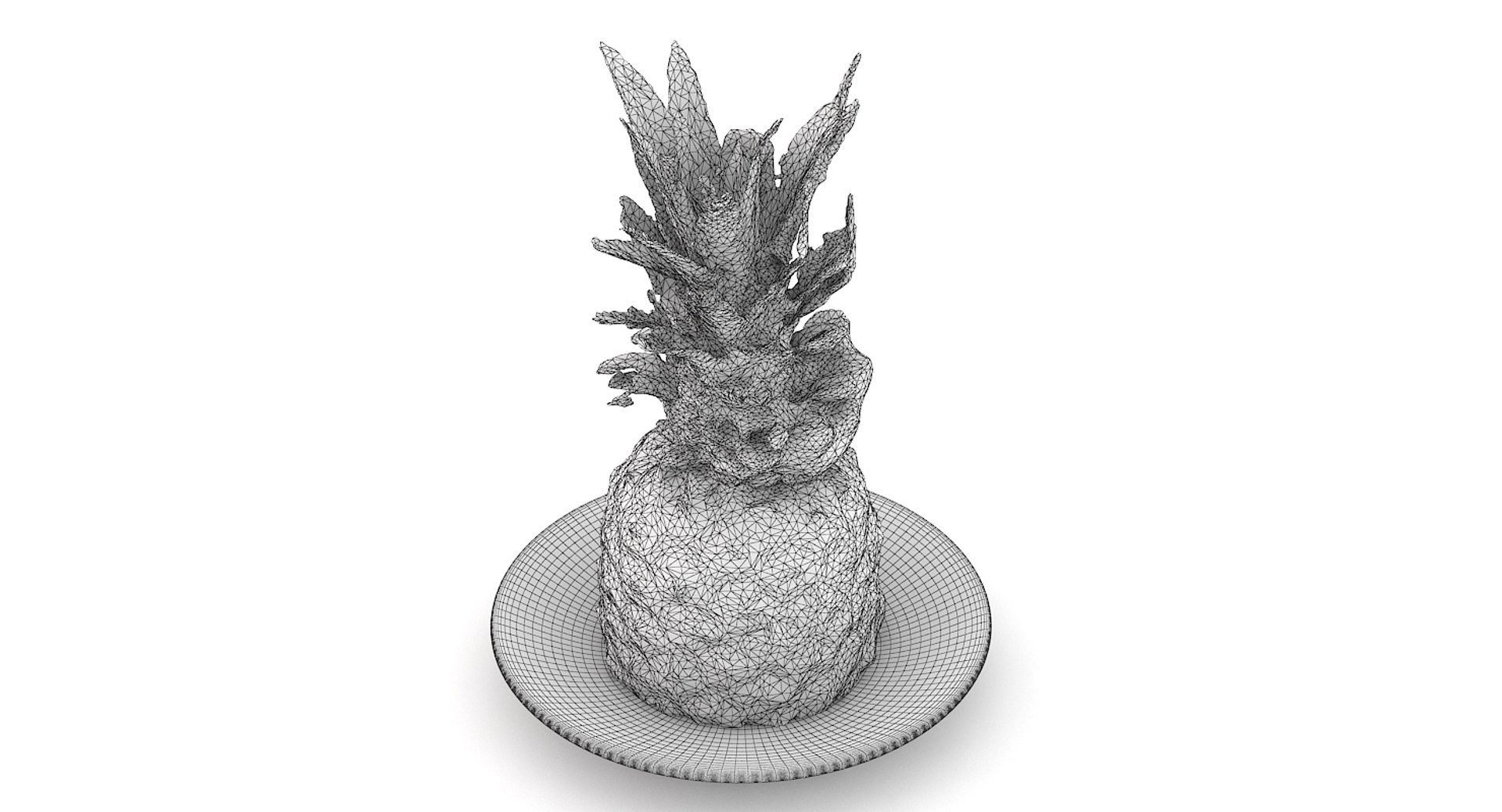 3D Model Pineapple Ananas - TurboSquid 1258734