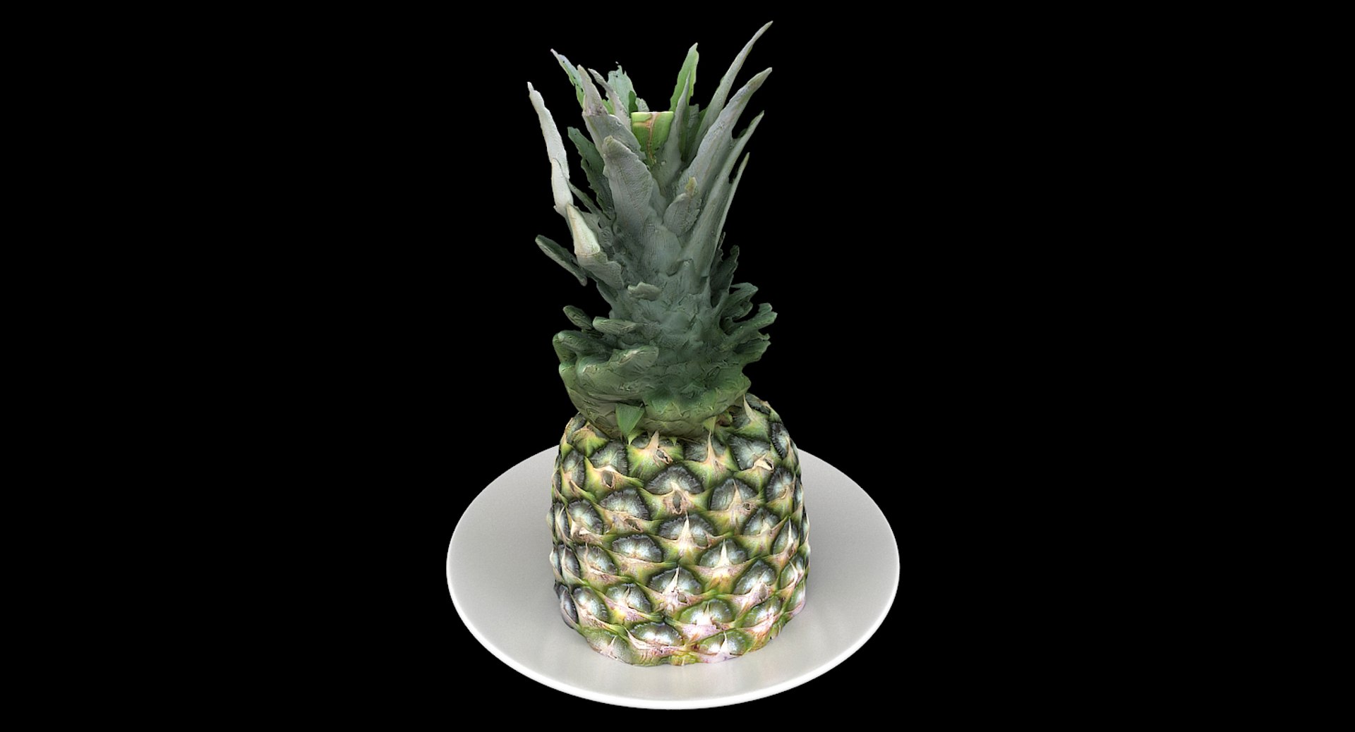 3D Model Pineapple Ananas - TurboSquid 1258734