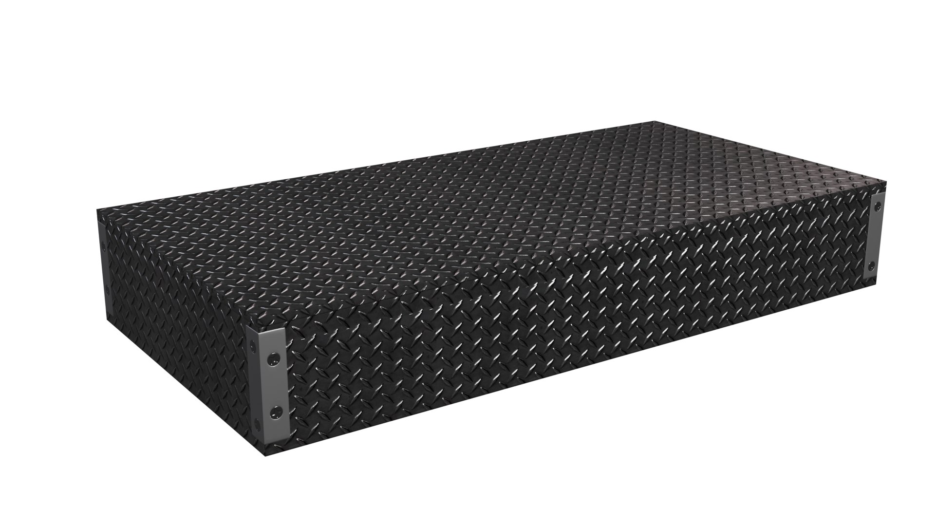 Free 3D Low Poly Diamond Plate Metal Box Model - TurboSquid 2244552