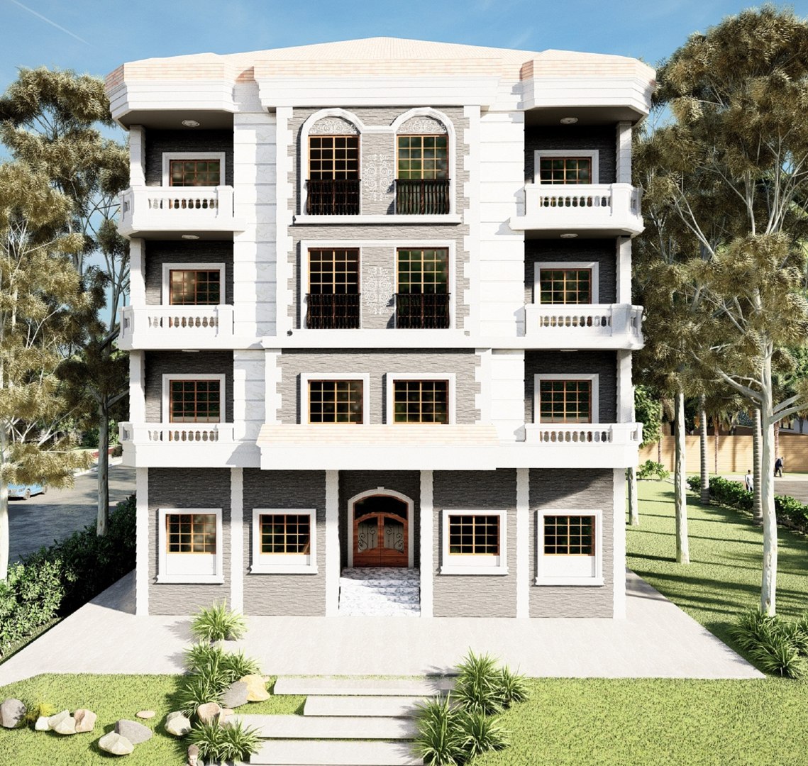 3D Model Neoclassic Elevation - TurboSquid 1553195