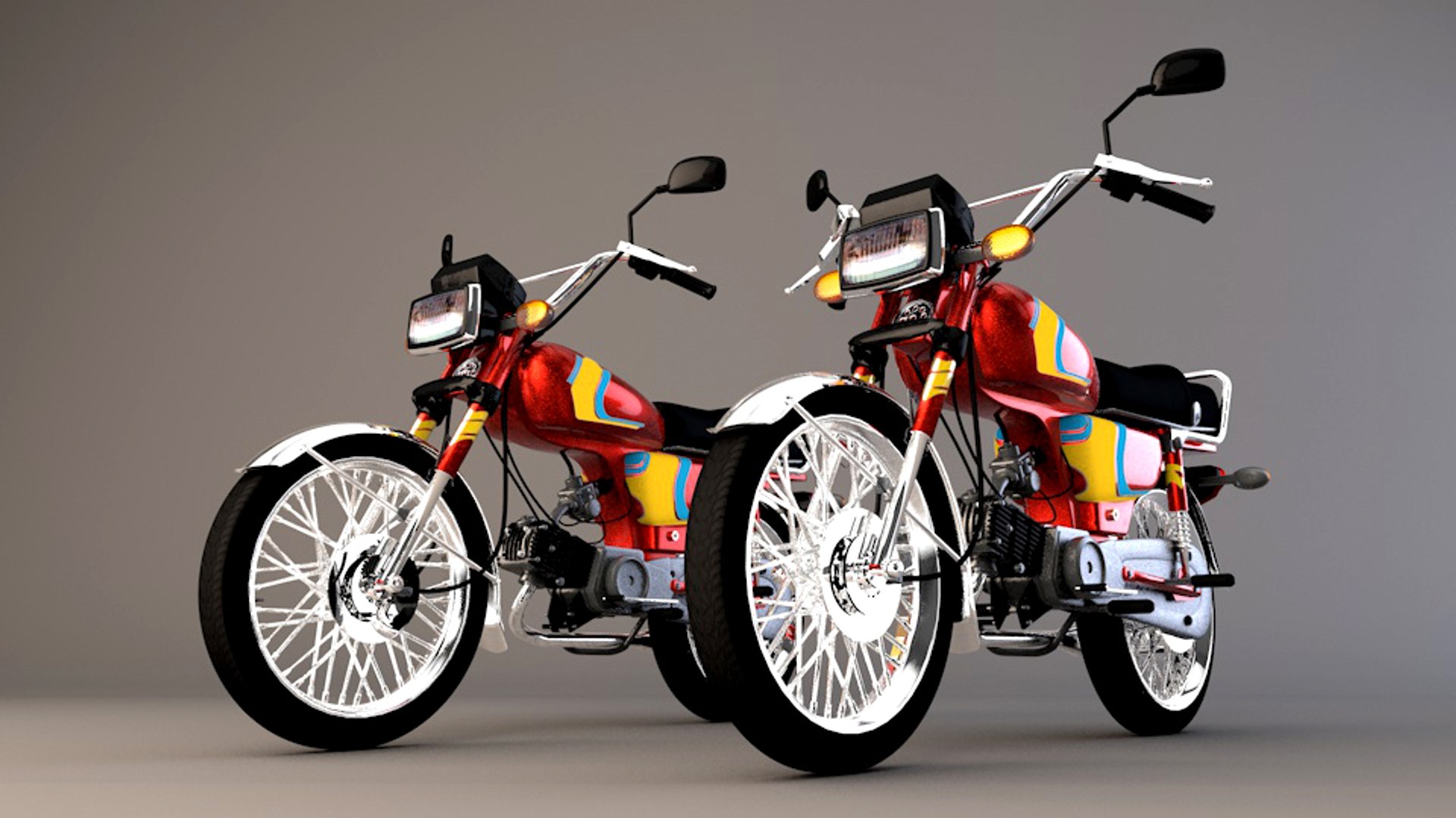 3D Motor Cd70 Moto - TurboSquid 1604943