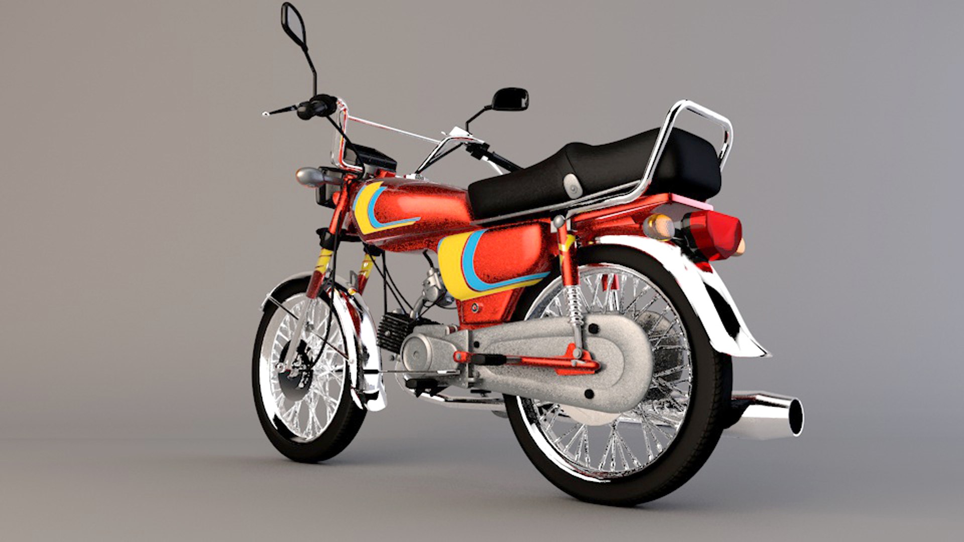 3D Motor Cd70 Moto - TurboSquid 1604943