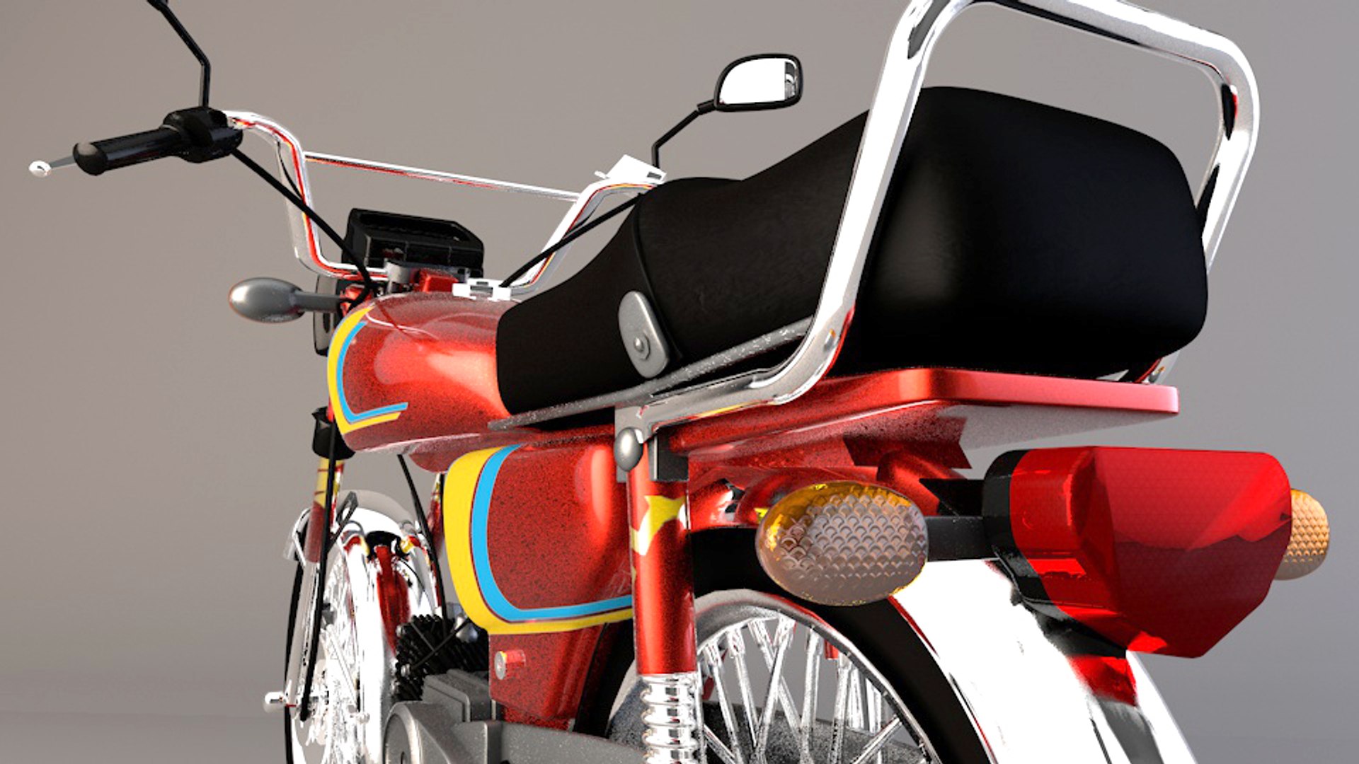 3D Motor Cd70 Moto - TurboSquid 1604943