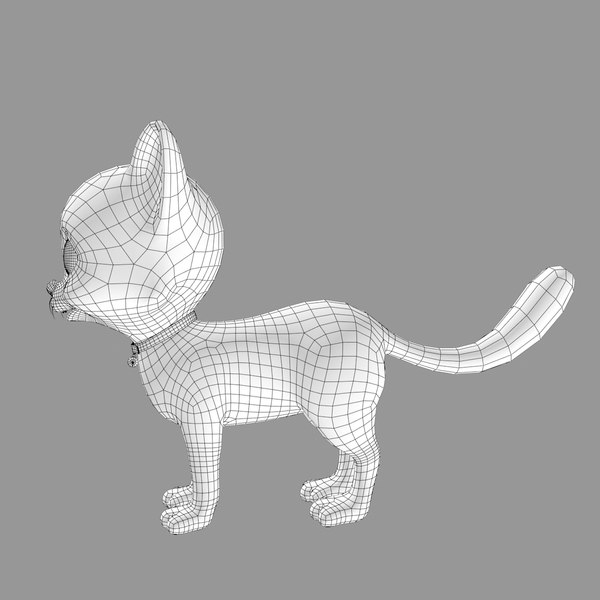 3d cat cartoon
