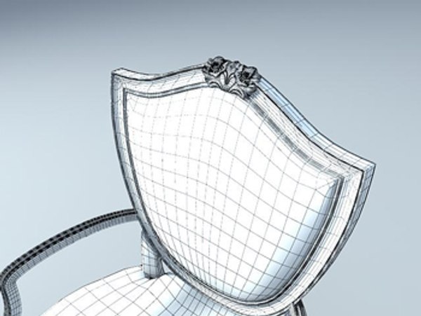 3d model classical chair