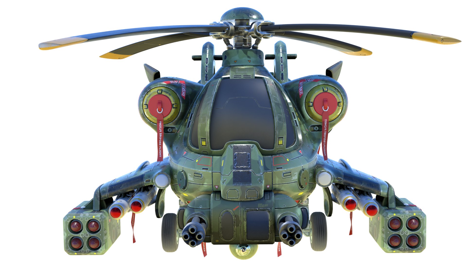 3D Helicopter Prototype BH-500 Low-poly 3D Model - TurboSquid 2282112