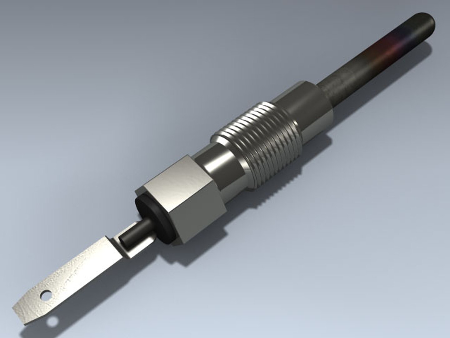 3d Model Glow Plug Diesel Engine