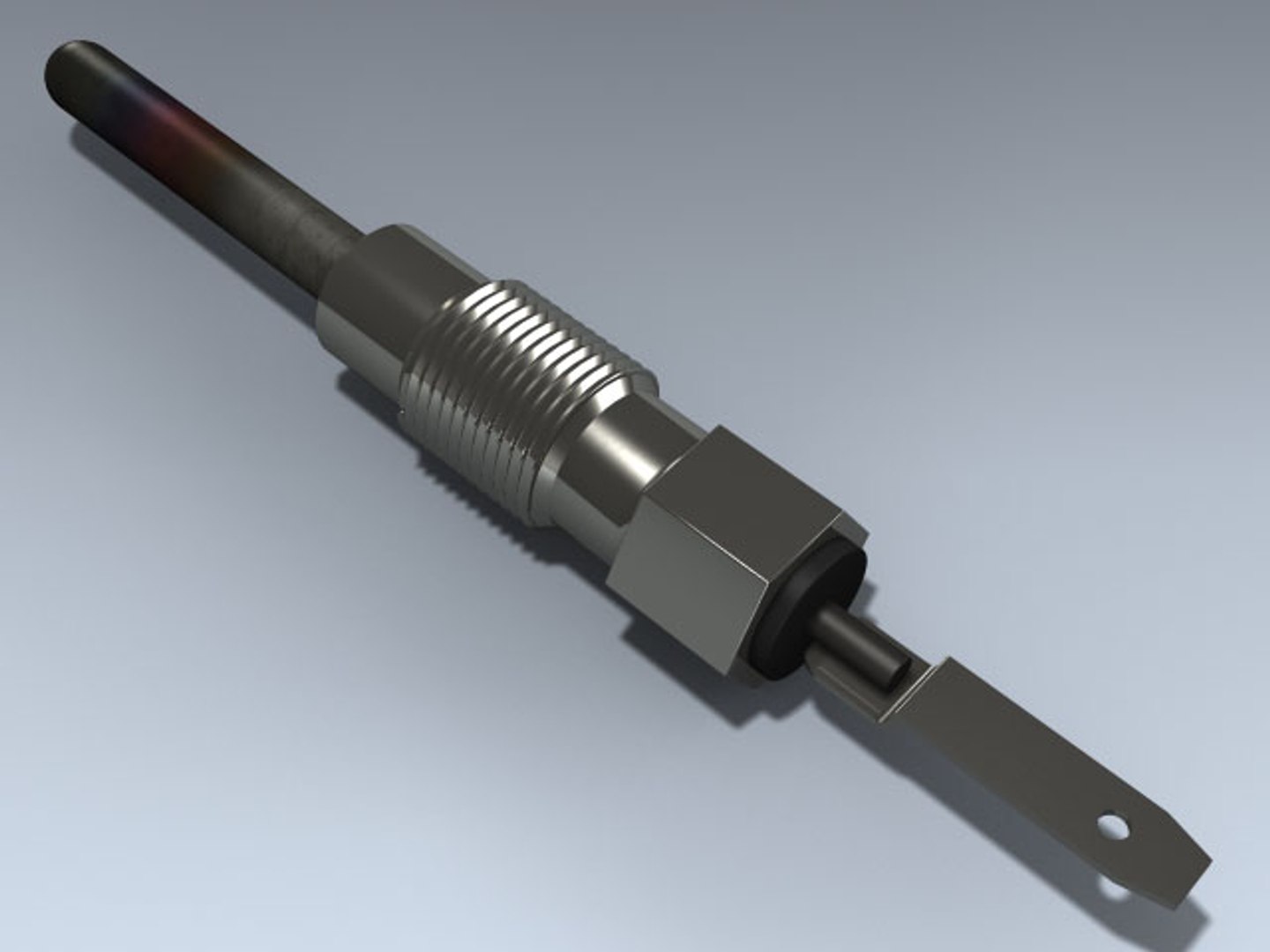 3d Model Glow Plug Diesel Engine