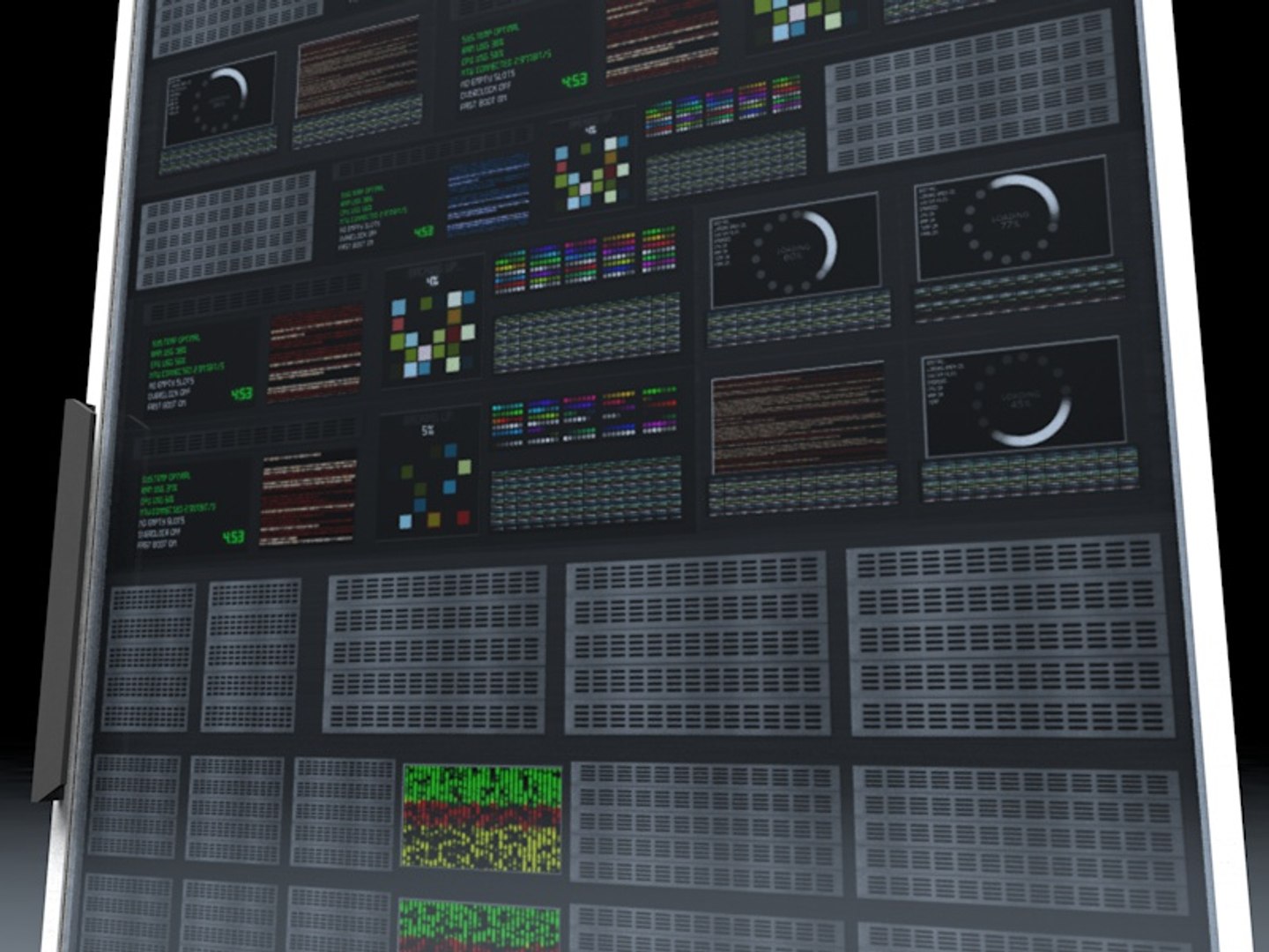 3d Games Rack Server Unit