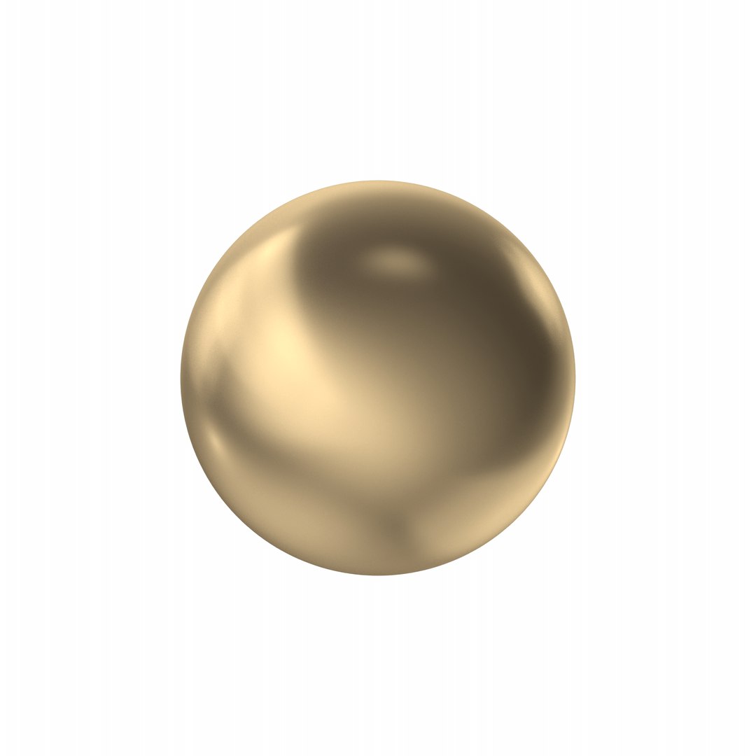 Gold Ball 3D Model - TurboSquid 1837809