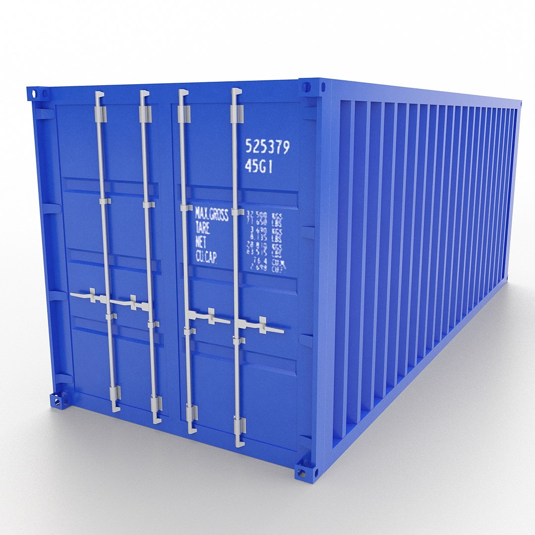 Shipping Container 20ft 3D Model - TurboSquid 1600407