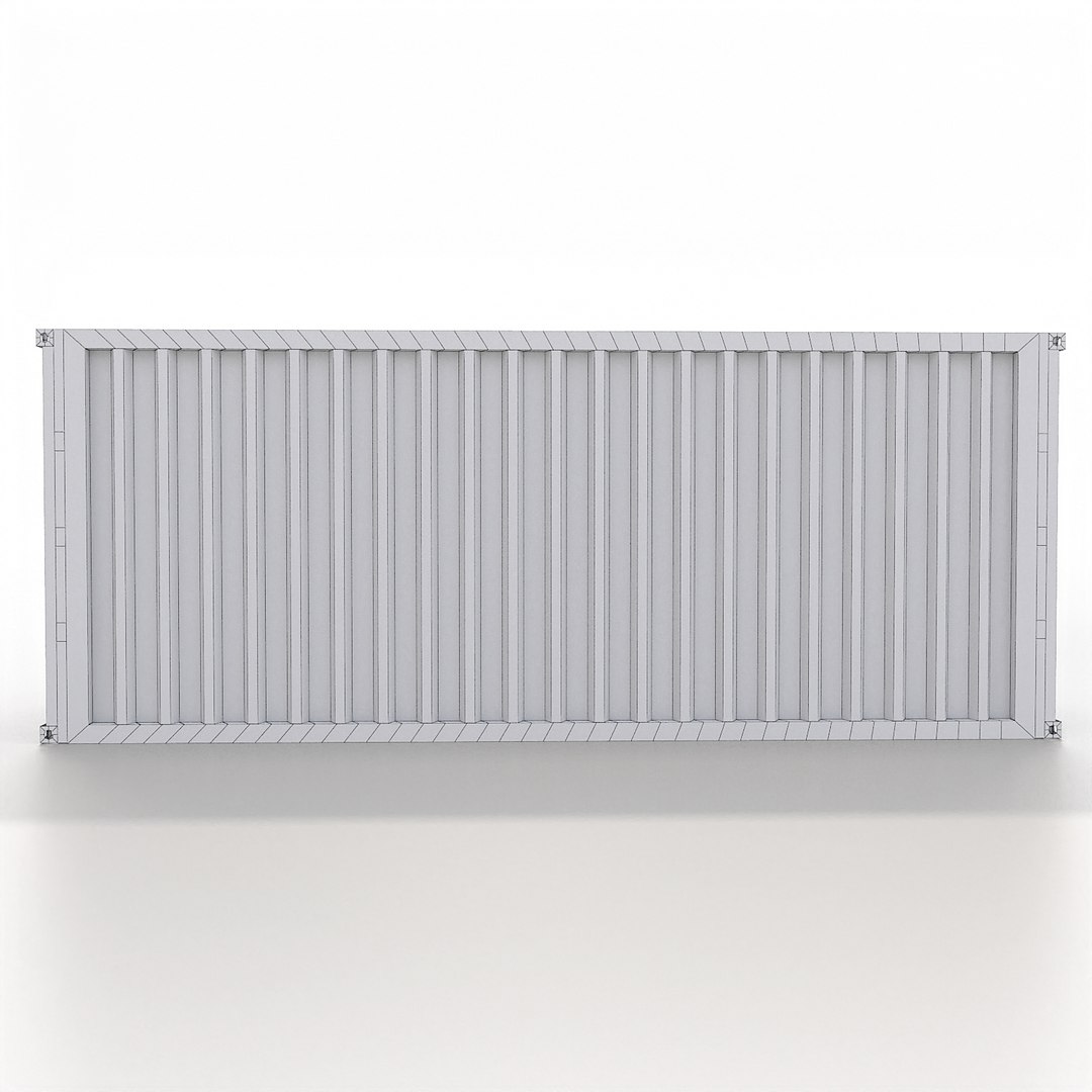 Shipping Container 20ft 3D Model - TurboSquid 1600407