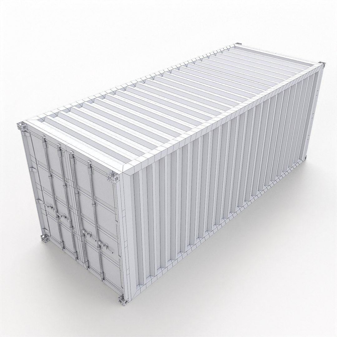 Shipping Container 20ft 3D Model - TurboSquid 1600407