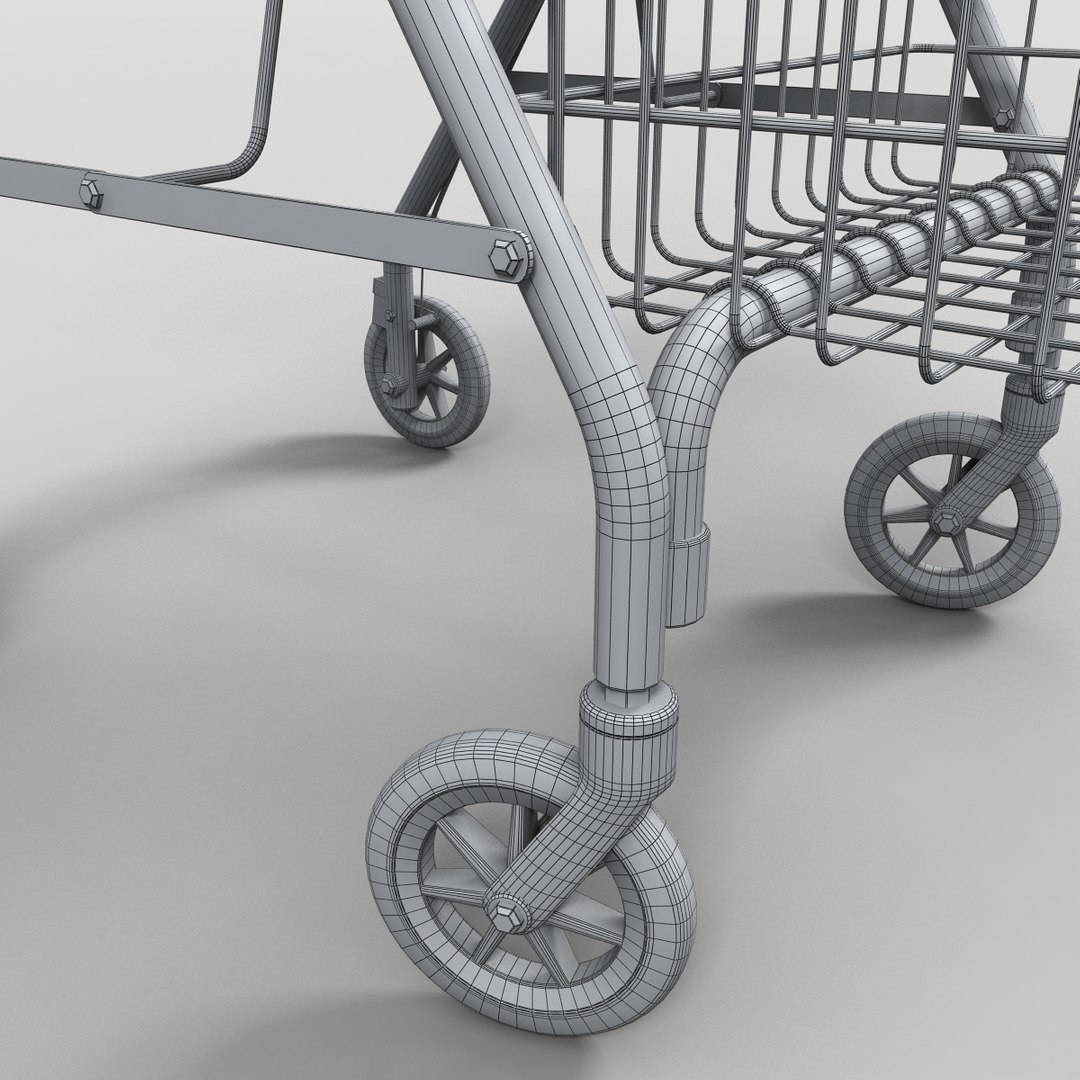 walker wheels 3d model