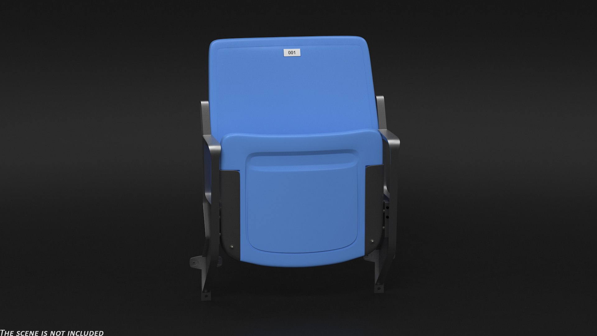 Plastic Stadium Seat Wall Mount 3D Model - TurboSquid 1944767