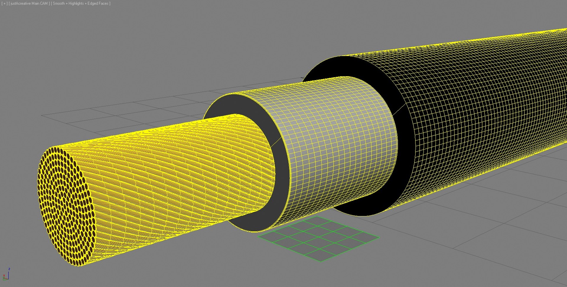 3d electrical cables core model