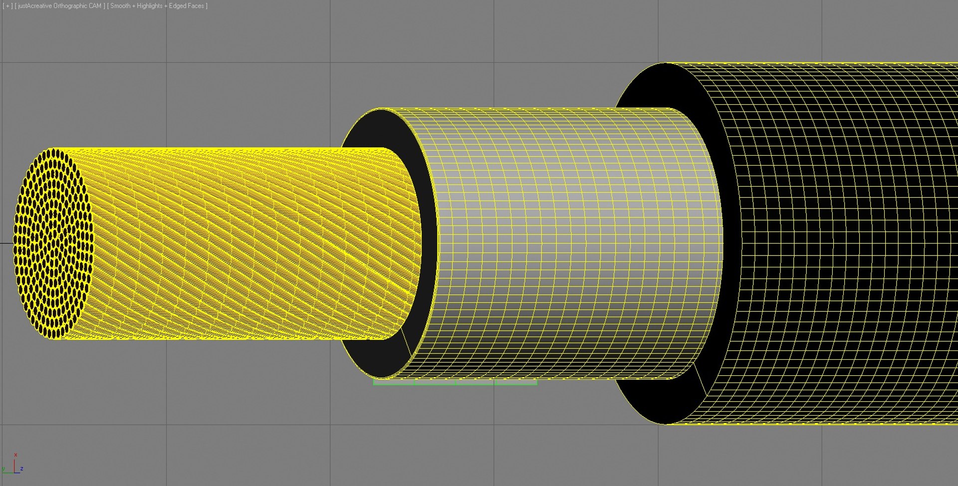 3d electrical cables core model