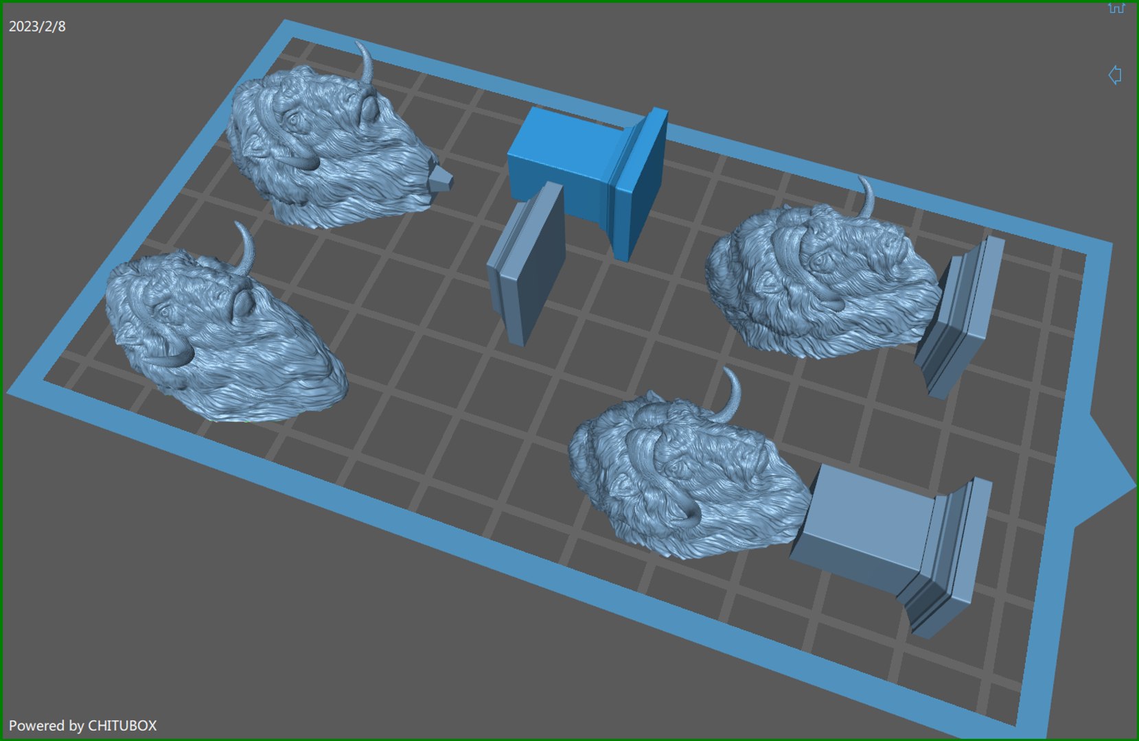 Musk Ox Head Bust 3D Model - TurboSquid 2024923