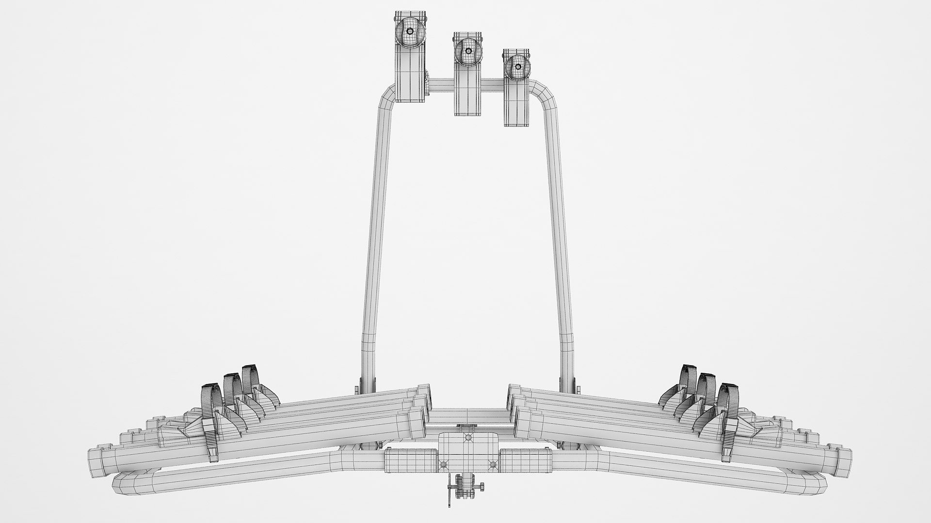 3D Platform 3 Bike Hitch Mount Carrier 01 - TurboSquid 1800298