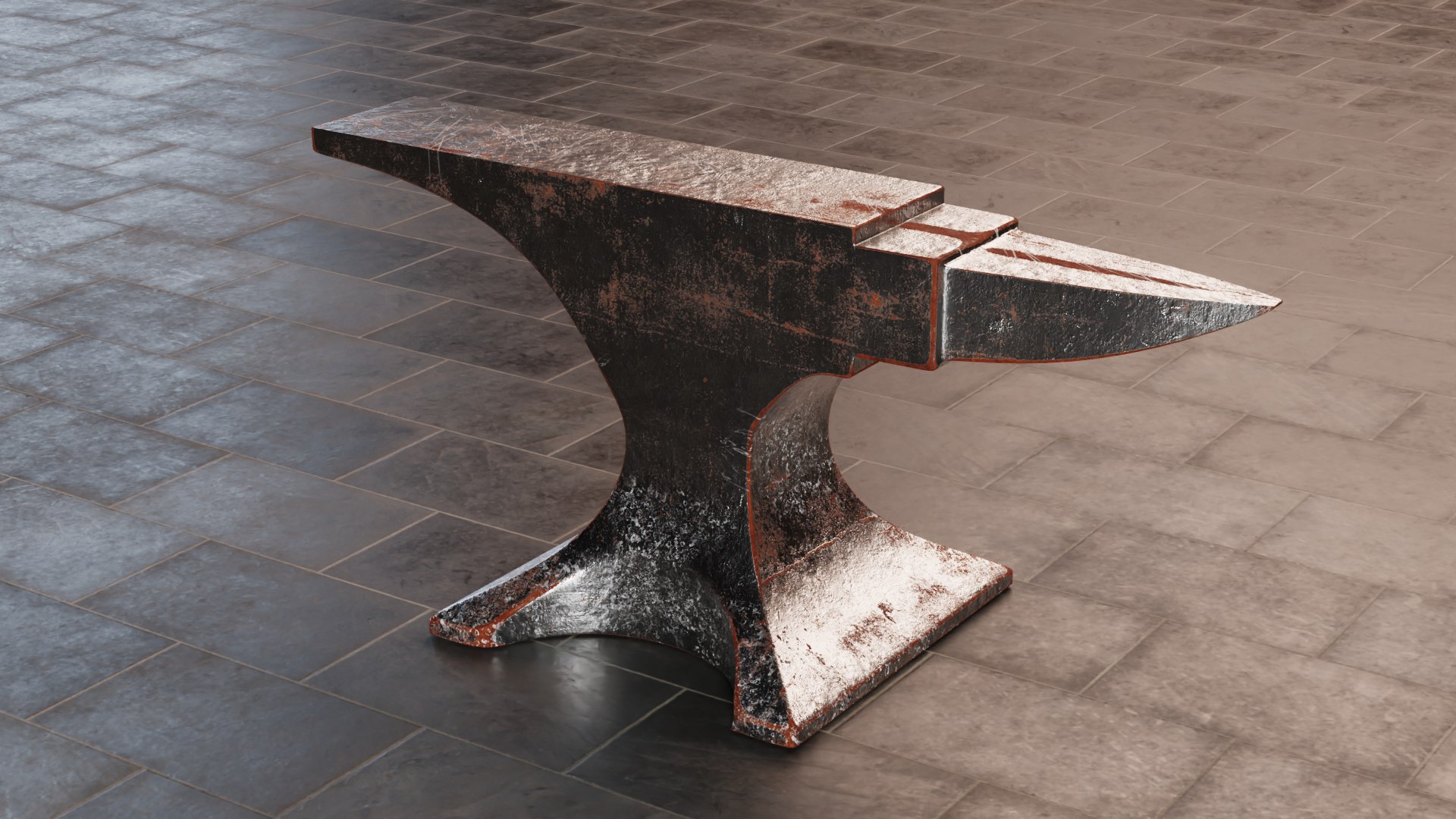 Rusty Rough Medieval Anvil 3D Model - TurboSquid 1949809