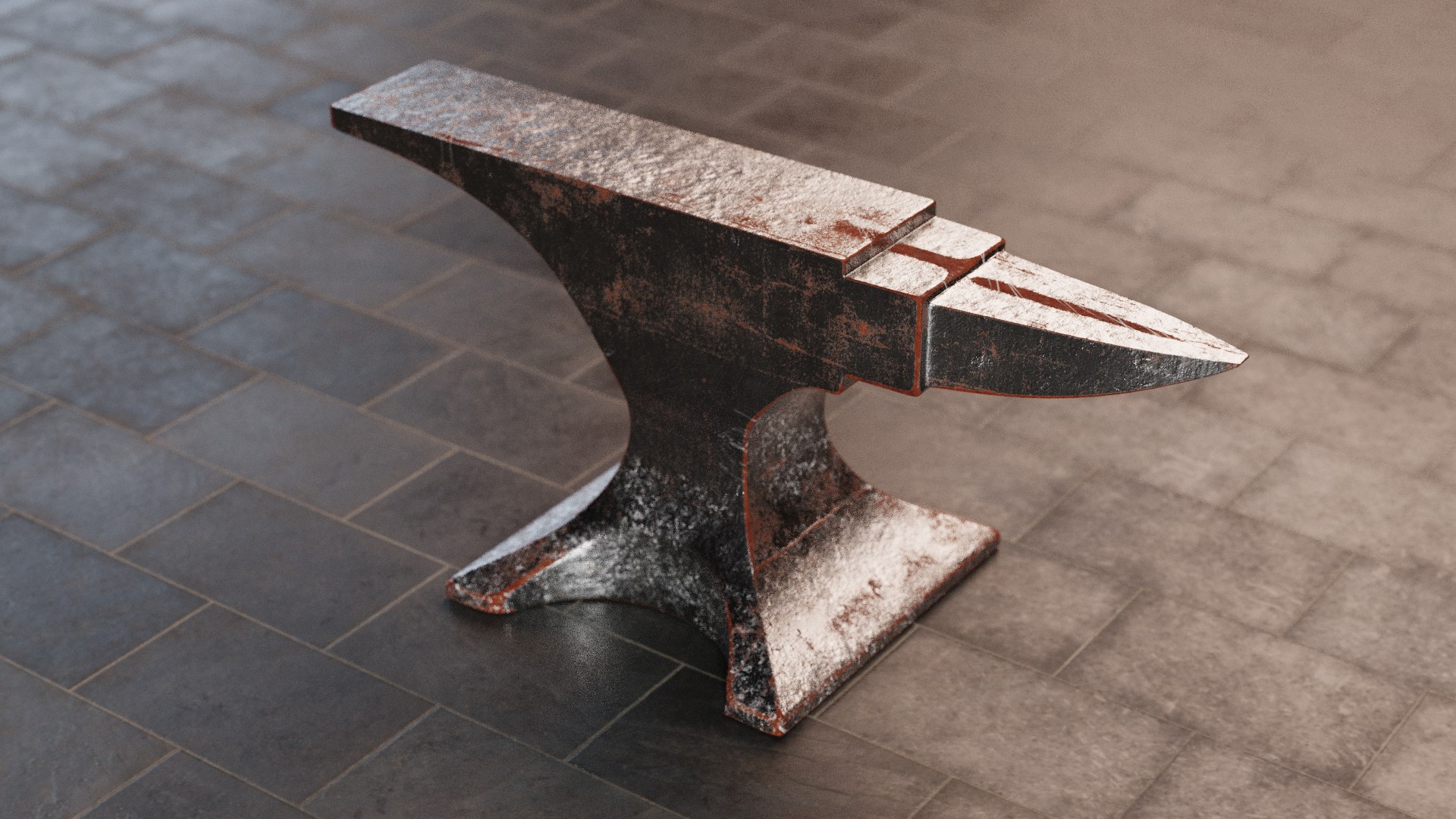 Rusty Rough Medieval Anvil 3D Model - TurboSquid 1949809