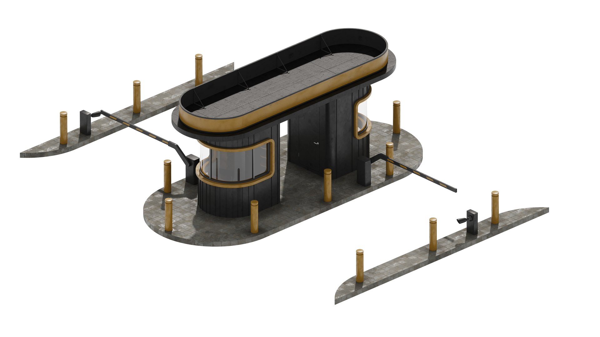Street Set Model 3D - TurboSquid 2115860