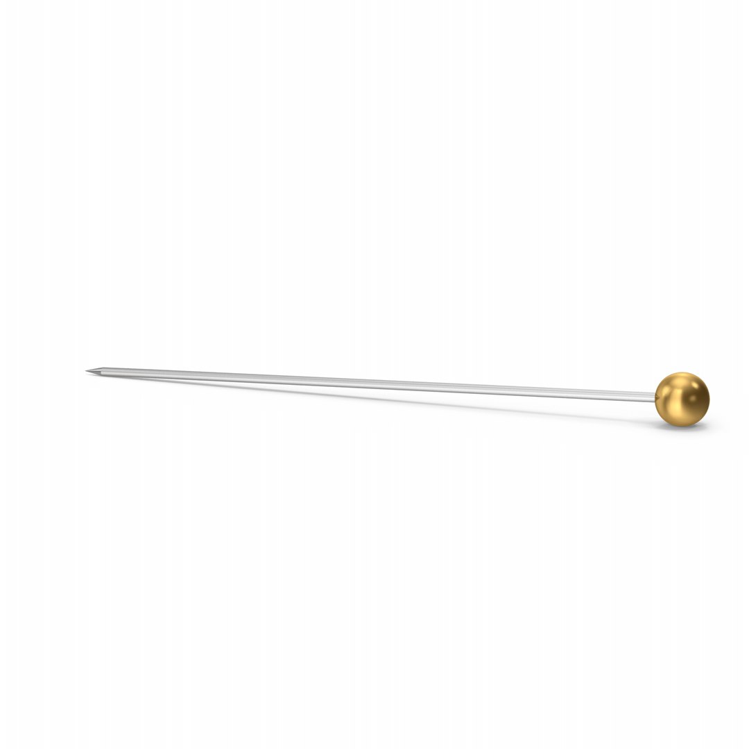 Gold Pin 3D - TurboSquid 1889329
