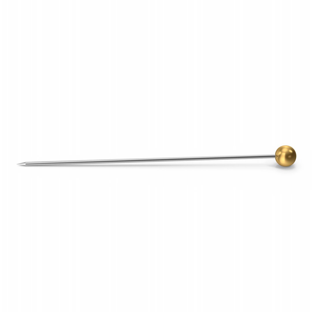 Gold Pin 3D - TurboSquid 1889329