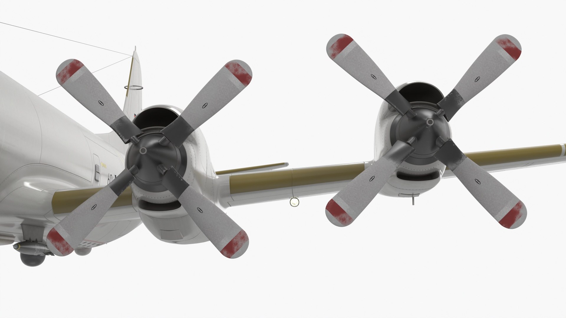 German Navy P3 Orion ASW Aircraft Rigged For Cinema 4D 3D Model ...