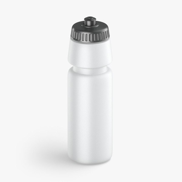 3D модель Plastic Sport Bottle - water botle with cap - TurboSquid 2028848