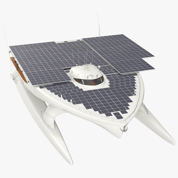 modelo 3d Barco eléctrico solar aparejado - TurboSquid 2121903
