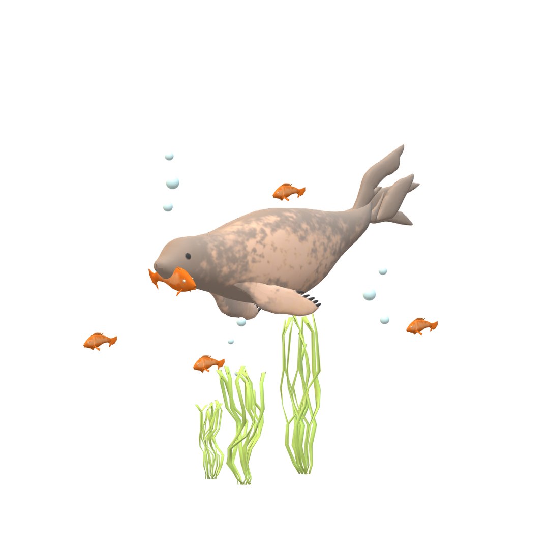 3D Seal Scene Model - TurboSquid 2398573