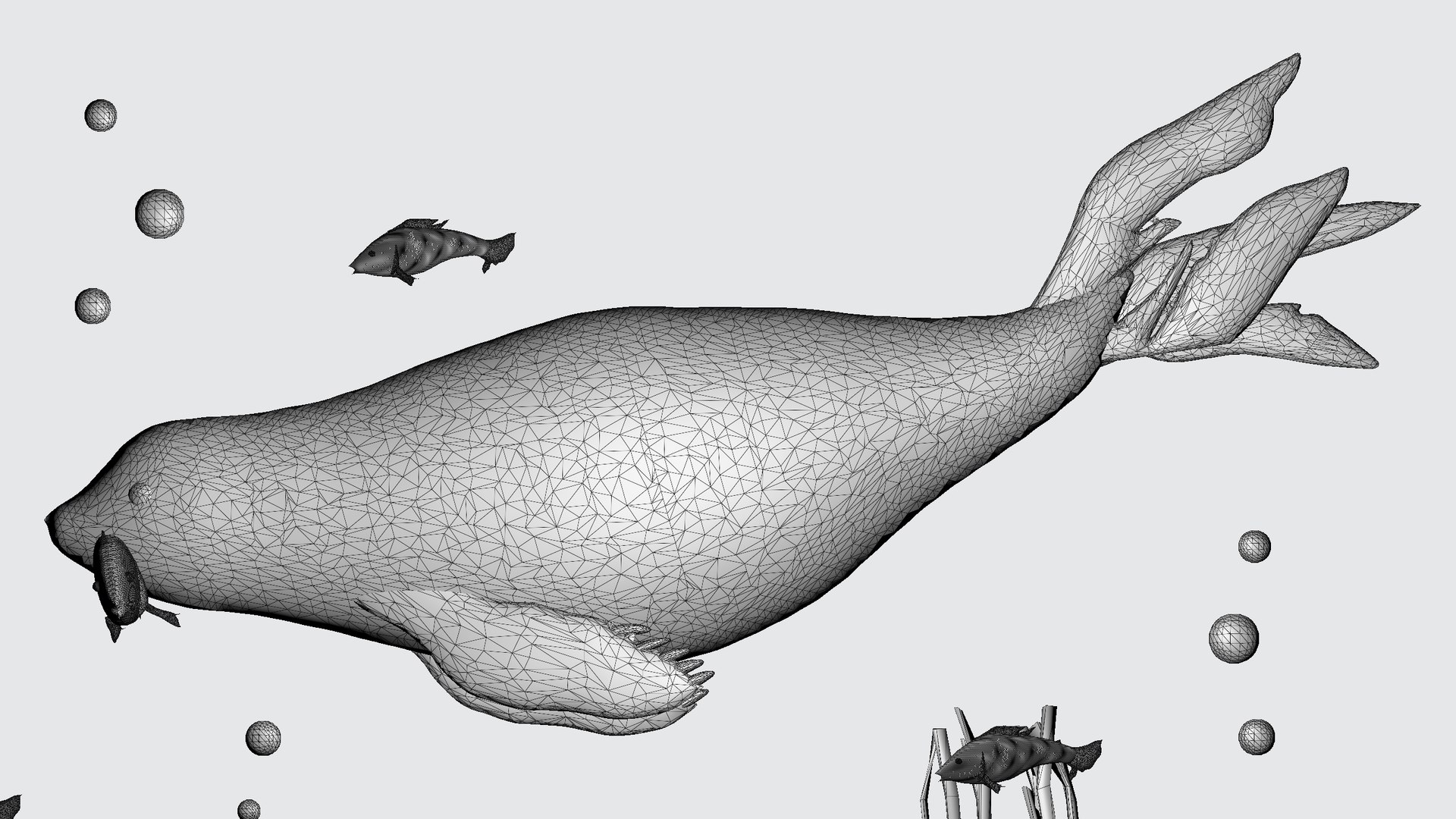 3D Seal Scene Model - TurboSquid 2398573