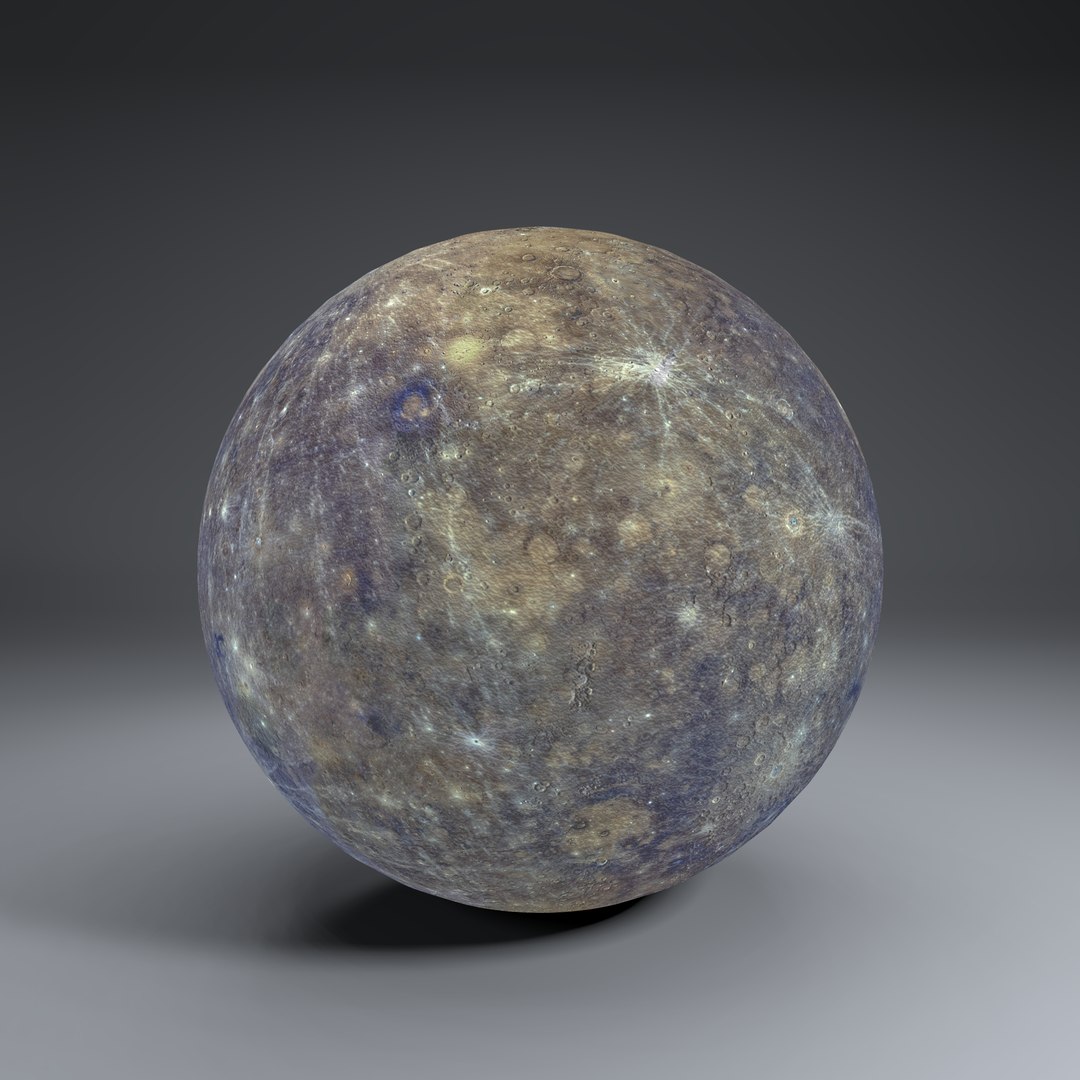 4k Mercury Globe 3D Model - TurboSquid 1185918