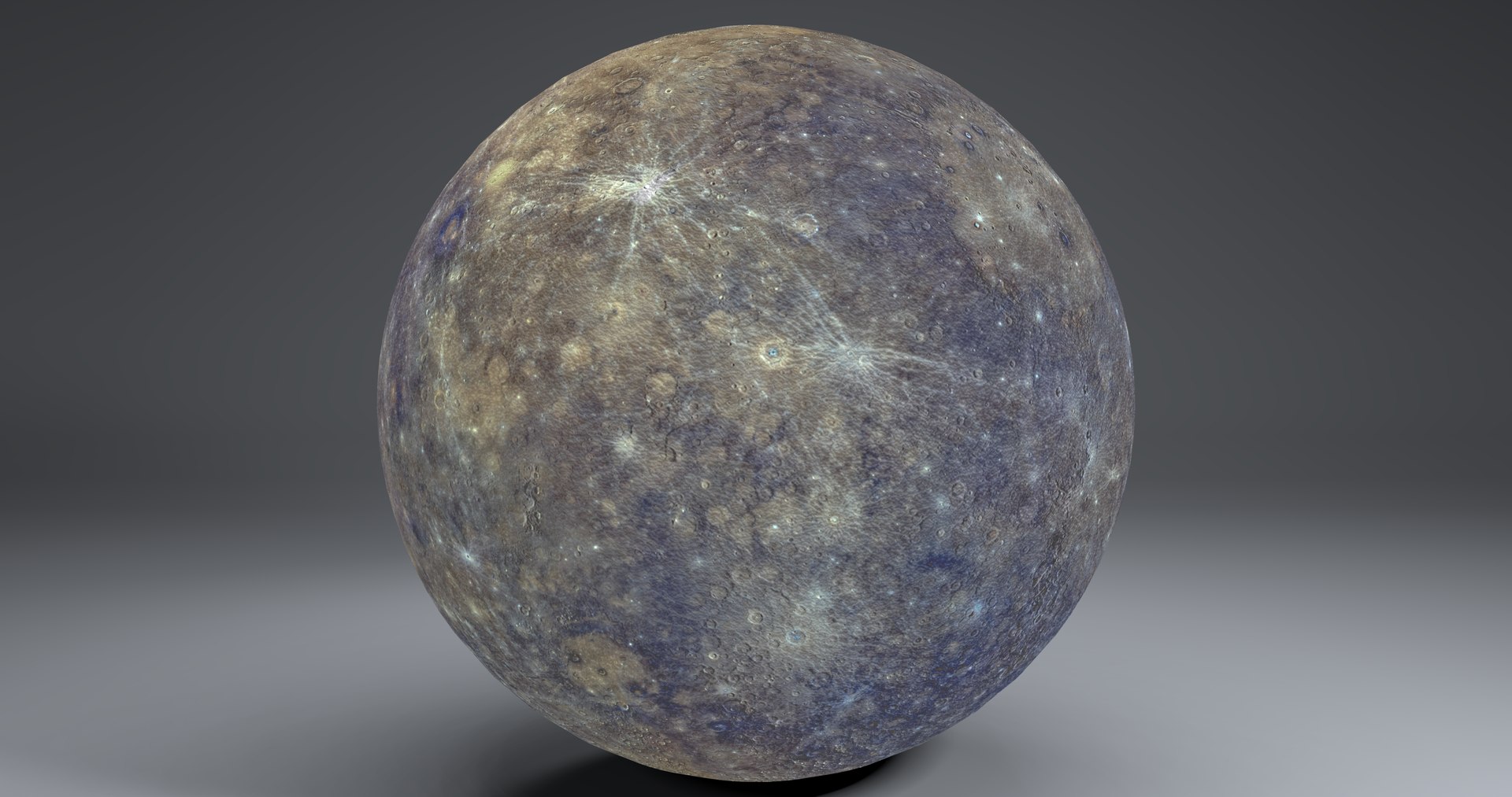 4k Mercury Globe 3D Model - TurboSquid 1185918