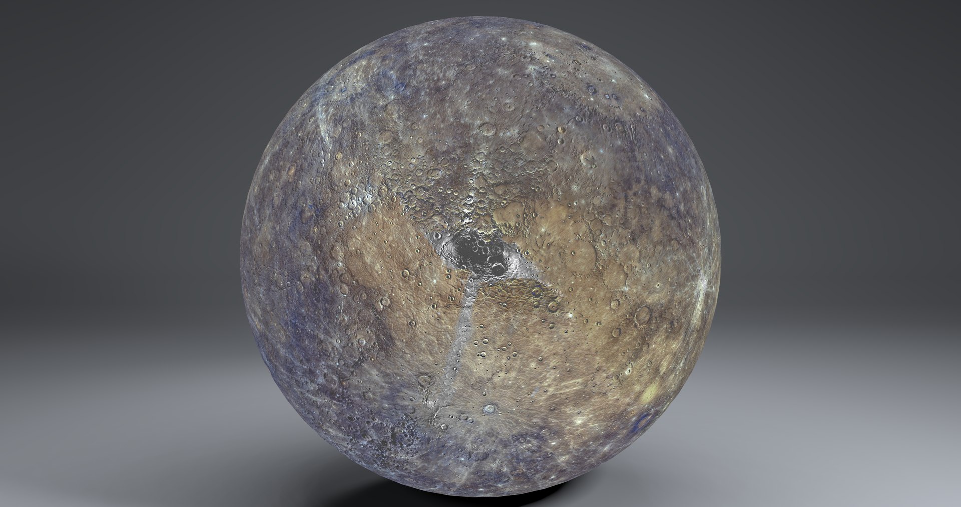 4k mercury globe 3D model - TurboSquid 1185918
