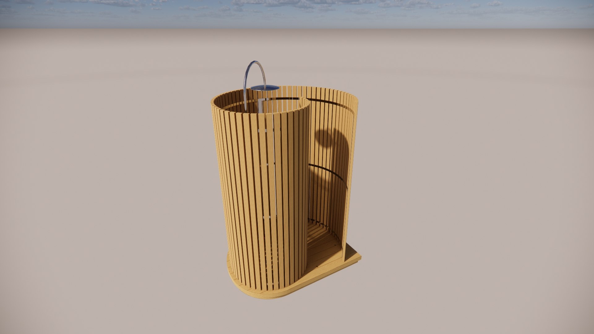 NORDIC SHELL SHOWER 3D Model - TurboSquid 2065091
