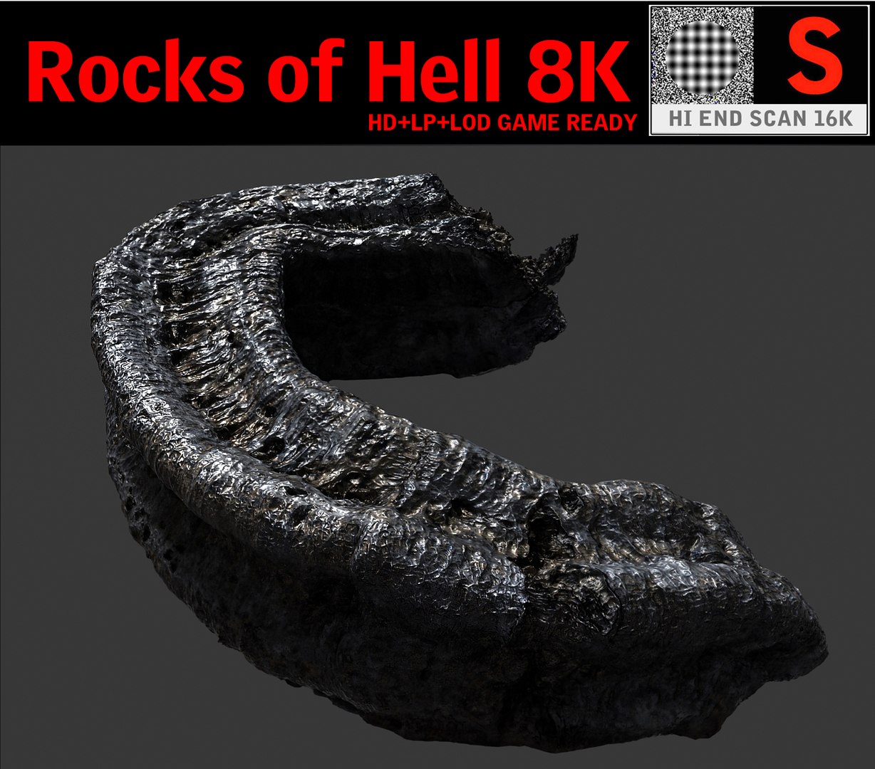 3d hell structures-faraon snakes model