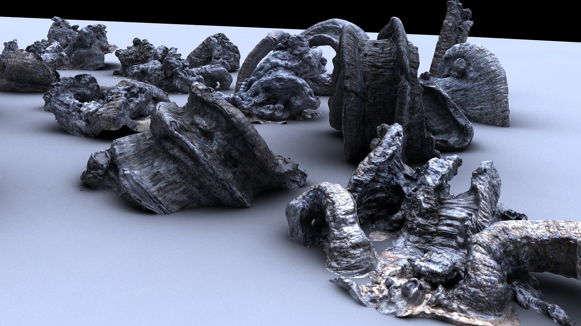 3d Hell Structures-faraon Snakes Model