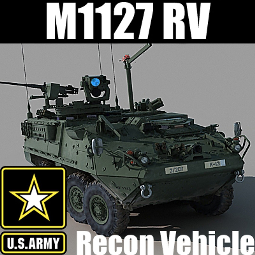 Max Army M1127 Reconnaissance Vehicle