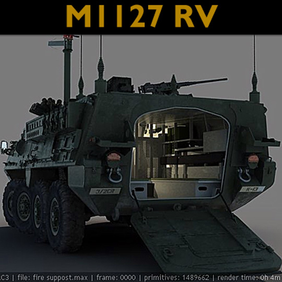 Max Army M1127 Reconnaissance Vehicle