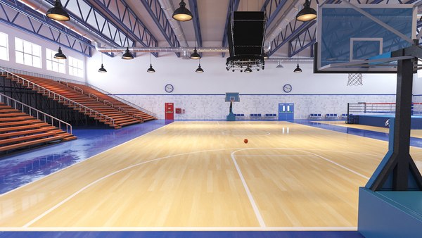 Real sports hall 3D model - TurboSquid 1605846