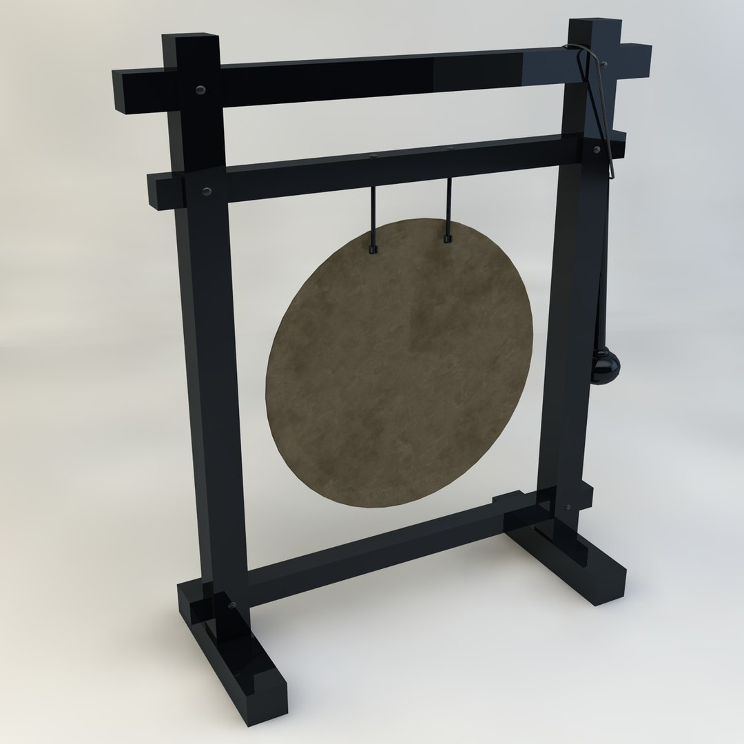 3d Model Gong