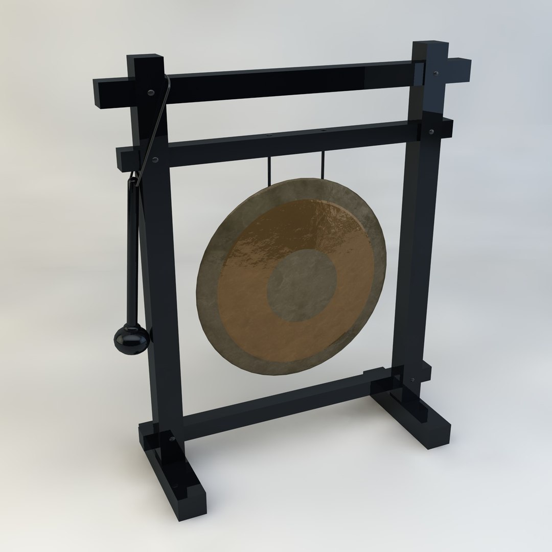 3d Model Gong