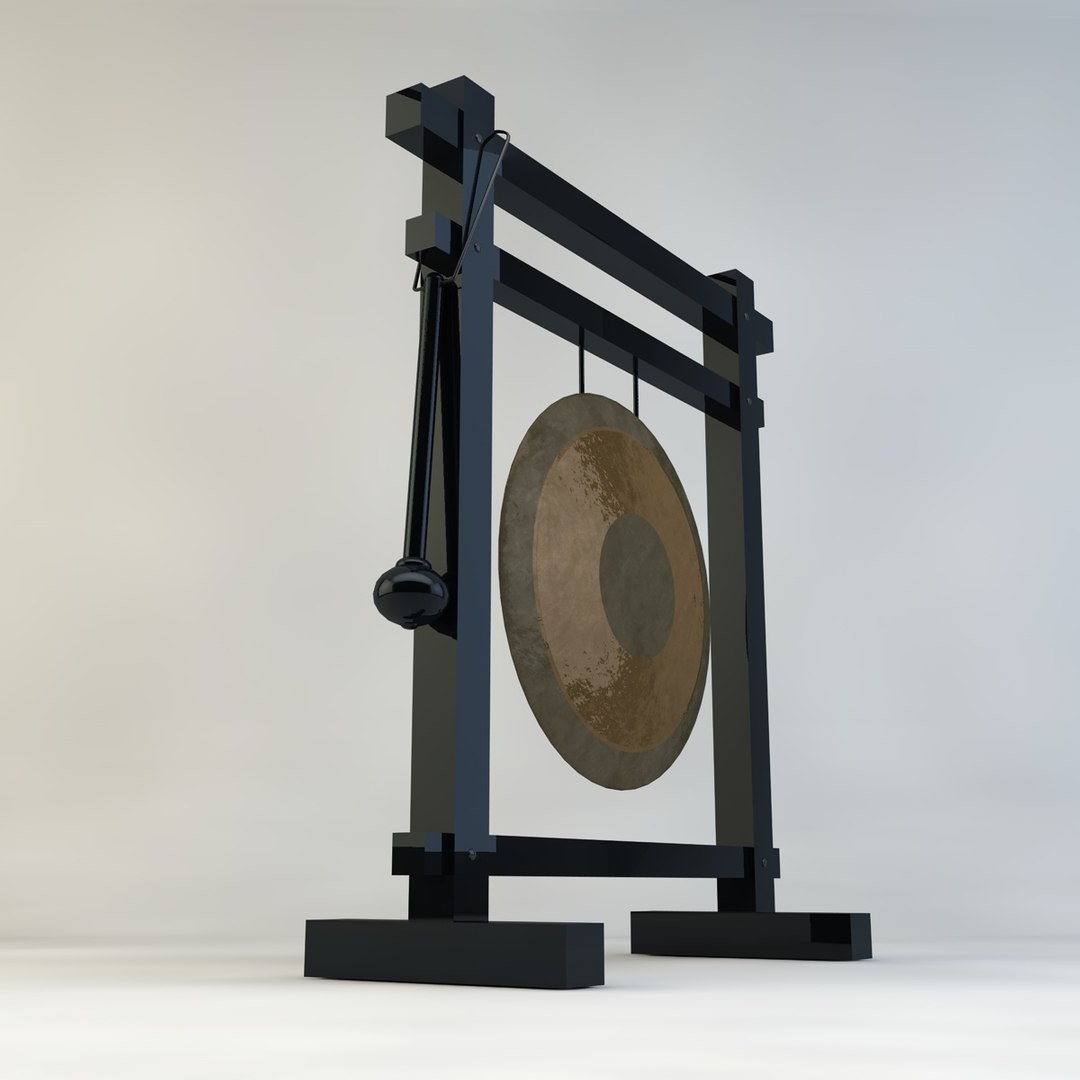 3d Model Gong
